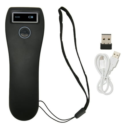 QR Code Scanner, Handheld Barcode Scanner 900K Memory 900mAh Battery ...
