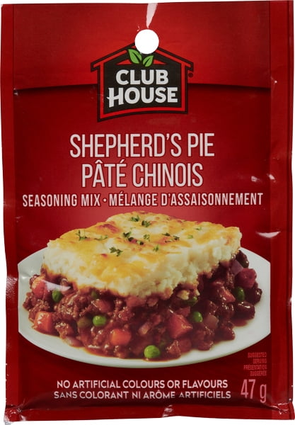 Club House, Dry Sauce/Seasoning/Marinade Mix, Shepherd's Pie, 47g ...