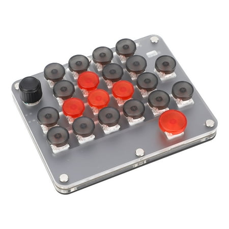 One Handed Macro Mechanical Keyboard, Accurate Control 21 Keys ...