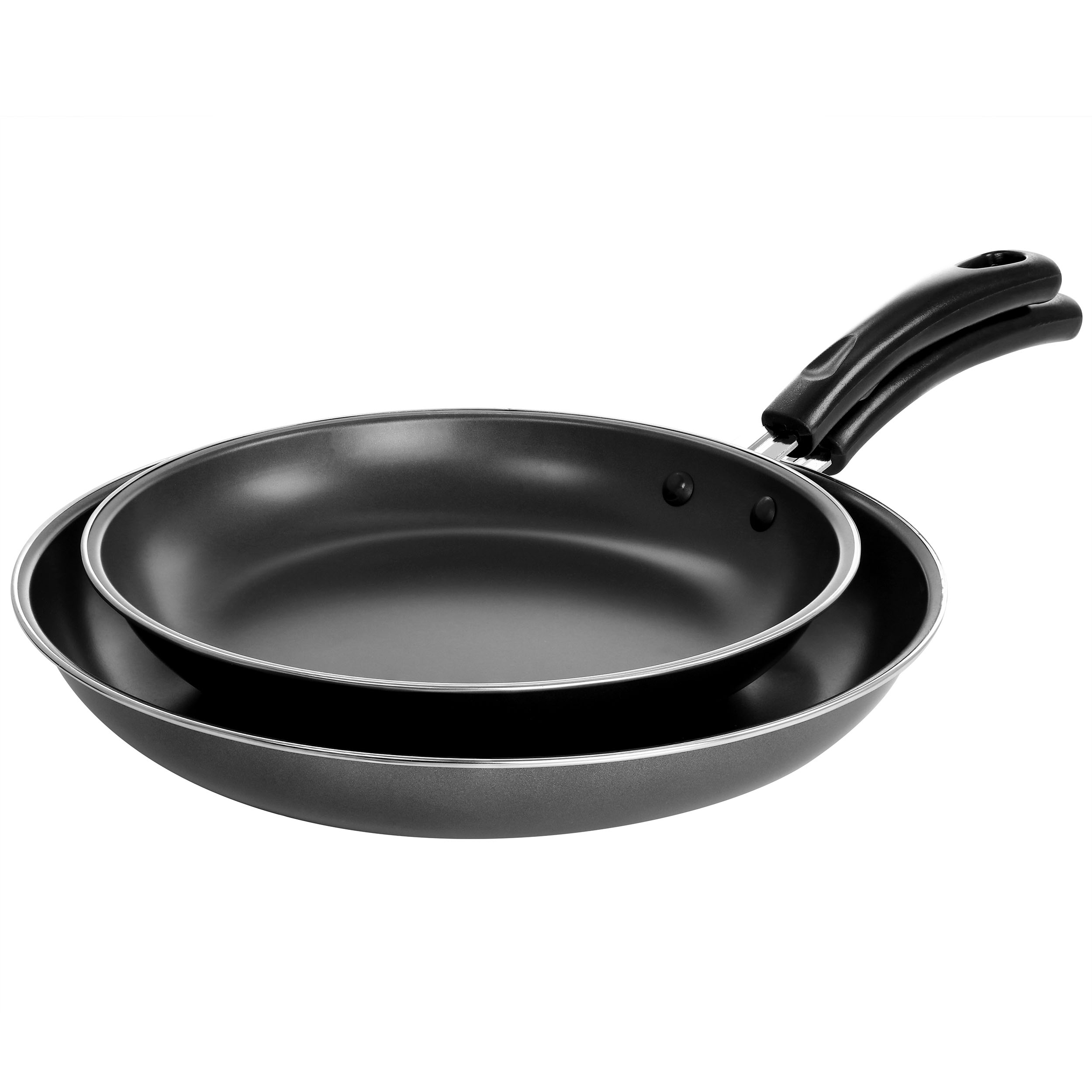 Gibson Everyday Highberry 2 Piece 12in and 10in Frying Pan Set in ...
