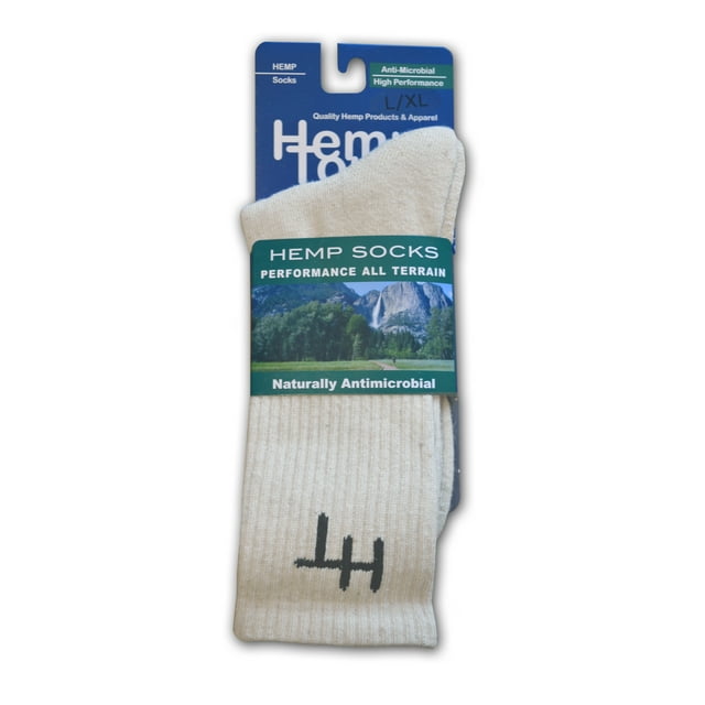 Hemptopia Hemp Crew Socks Natural Small/Medium, Unisex - Walmart.com