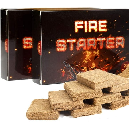 48PCs Charcoal Fire Starter Cubes, Kamado Joe BBQ Smoker Accessories ...