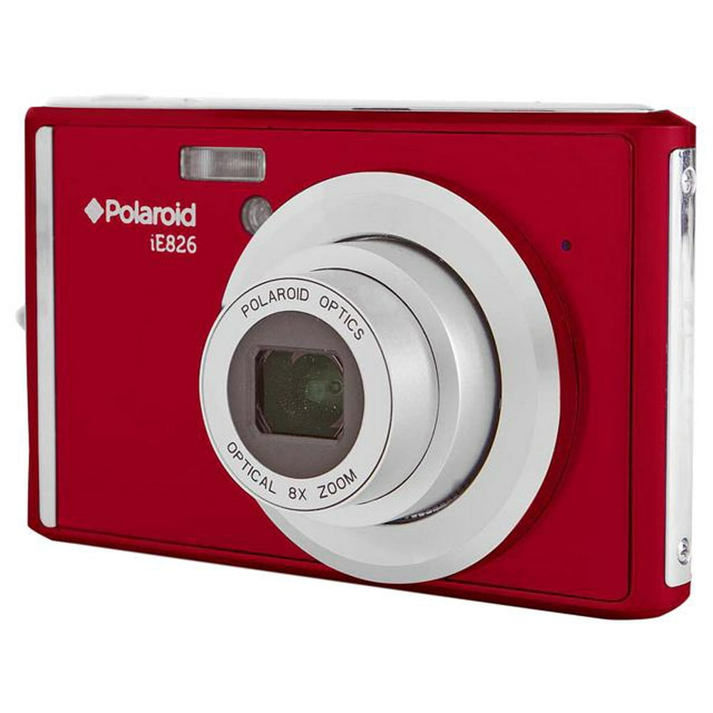 POLAROID IE826-RED 18MP DIGITAL STILL CAMERA with 2.4in Screen RED ...