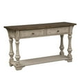 Pemberly Row Traditional Wood Sofa Table in White - Walmart.com