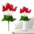 Artificial Hyacinth Wheat Ear And Wisteria Flower Bouquet For Wedding ...