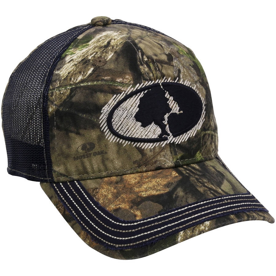 Mossy Oak Camo Mesh Back Cap, Mossy Oak Break-Up Country Camo/Navy ...