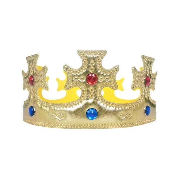Accesorios de disfraz de tela de corona de rey, corona de príncipe ...