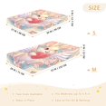 BZSMCE Soft Fitted Cotto Sheets for In Heartfelt Angel Bunny Pattern ...