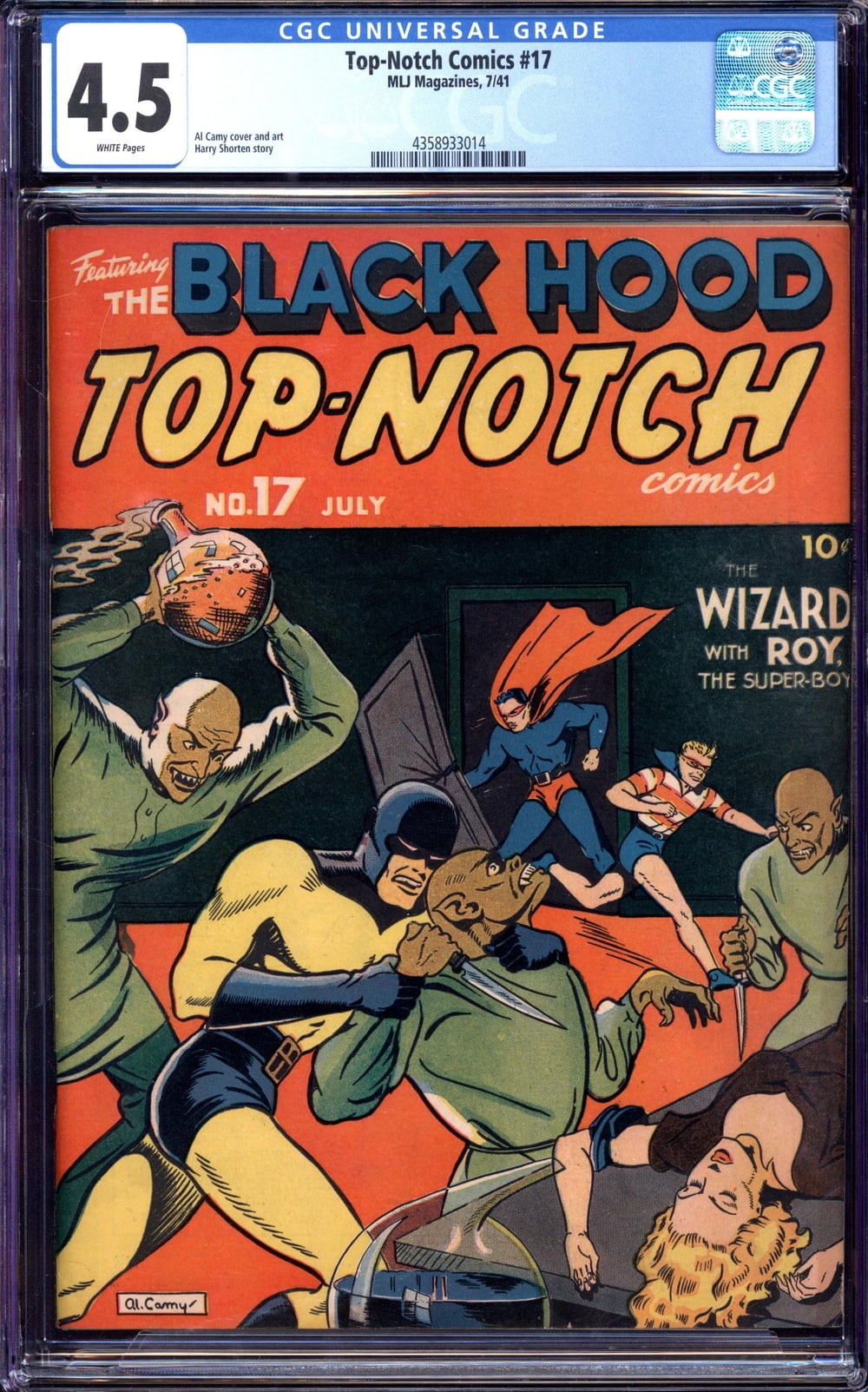 Top-Notch Comics #17 - CGC 4.5 Comic Book - Walmart.com