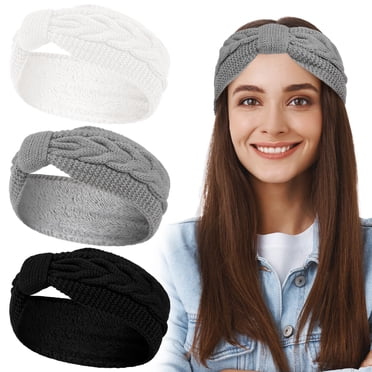 Loritta 4 Pack Winter Headbands for Women Knitted Ear Warmer Headband ...