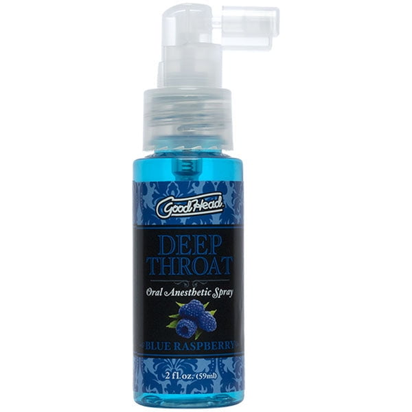 Doc Johnsons GoodHead Deep Throat Spray Blue Raspberry 2oz - Walmart.com
