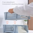 Stackable Trays Sturdy PP Storage Rack for Office Bathroom - Walmart.com