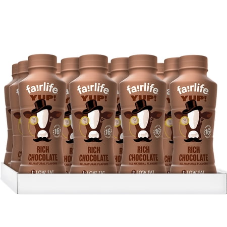 fairlife YUP! Low Fat, Ultra-Filtered Milk, Rich Chocolate Flavor, All ...