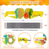 WaaHome 100th Days Of School Glasses 100 Days Paper Glasses for Kids ...