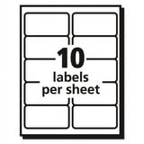 Matte Clear Easy Peel Mailing Labels W/ Sure Feed Technology, Inkjet ...