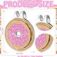 6 Sets Golf Ball Markers with Magnetic Hat Clips Donut Shape Magnetic ...