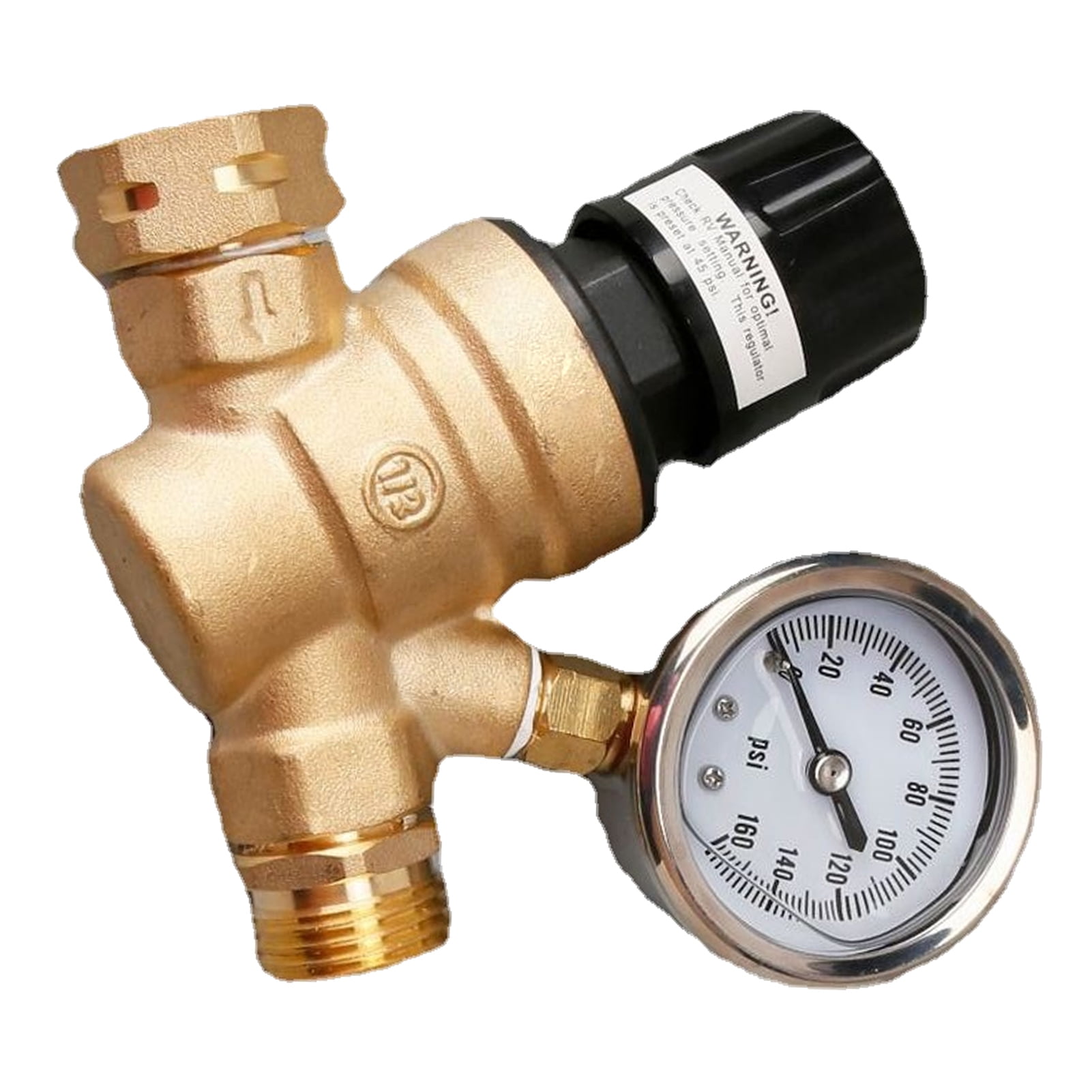 Regulador de presión de agua ANGGREK Válvula con rosca NH de 3/4 pulg ...
