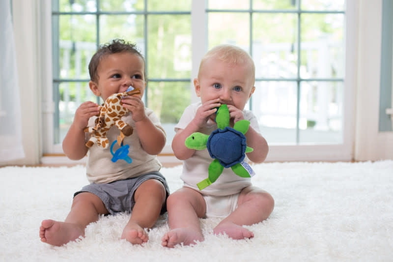 Dr. Brown’s Lovey Pacifier and Teether Holder with HappyPaci Silicone ...