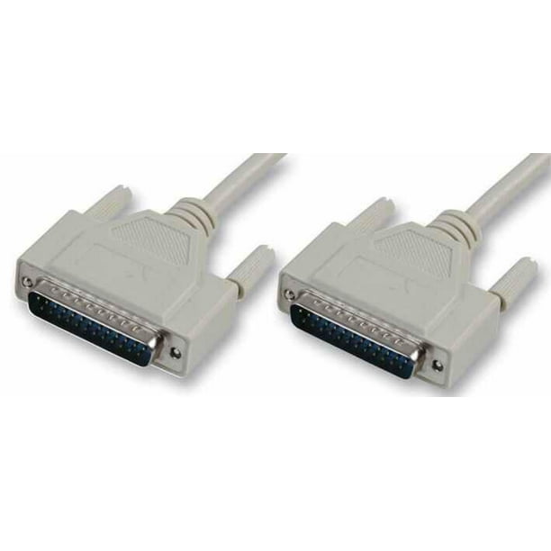 PRO SIGNAL - 25 Pin D-Sub (DB25) Male to Male Lead, 2m - Walmart.com
