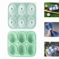 Baseball Theme Silicone Ice Tray for Easy Demoulding Versatile Home Bar ...
