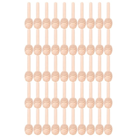 Fyydes Stick Wood Groove Design Portable Honey Dipper Sticks For Honey ...