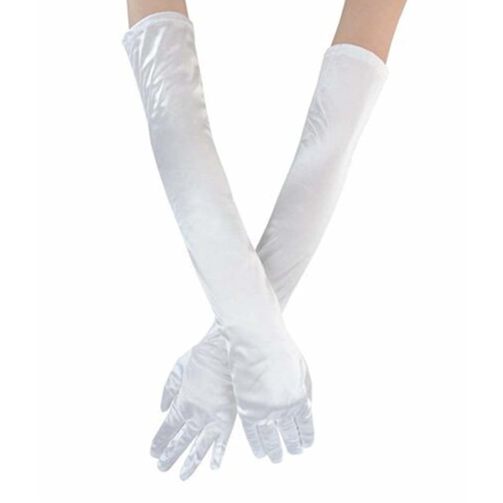 Multitrust Female Formal Gloves, Evening Party Formal Prom Long Finger ...