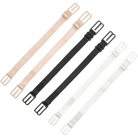 6 Pieces Bra Strap Clips Elastic Adjustable Non-Slip Strap Holder ...