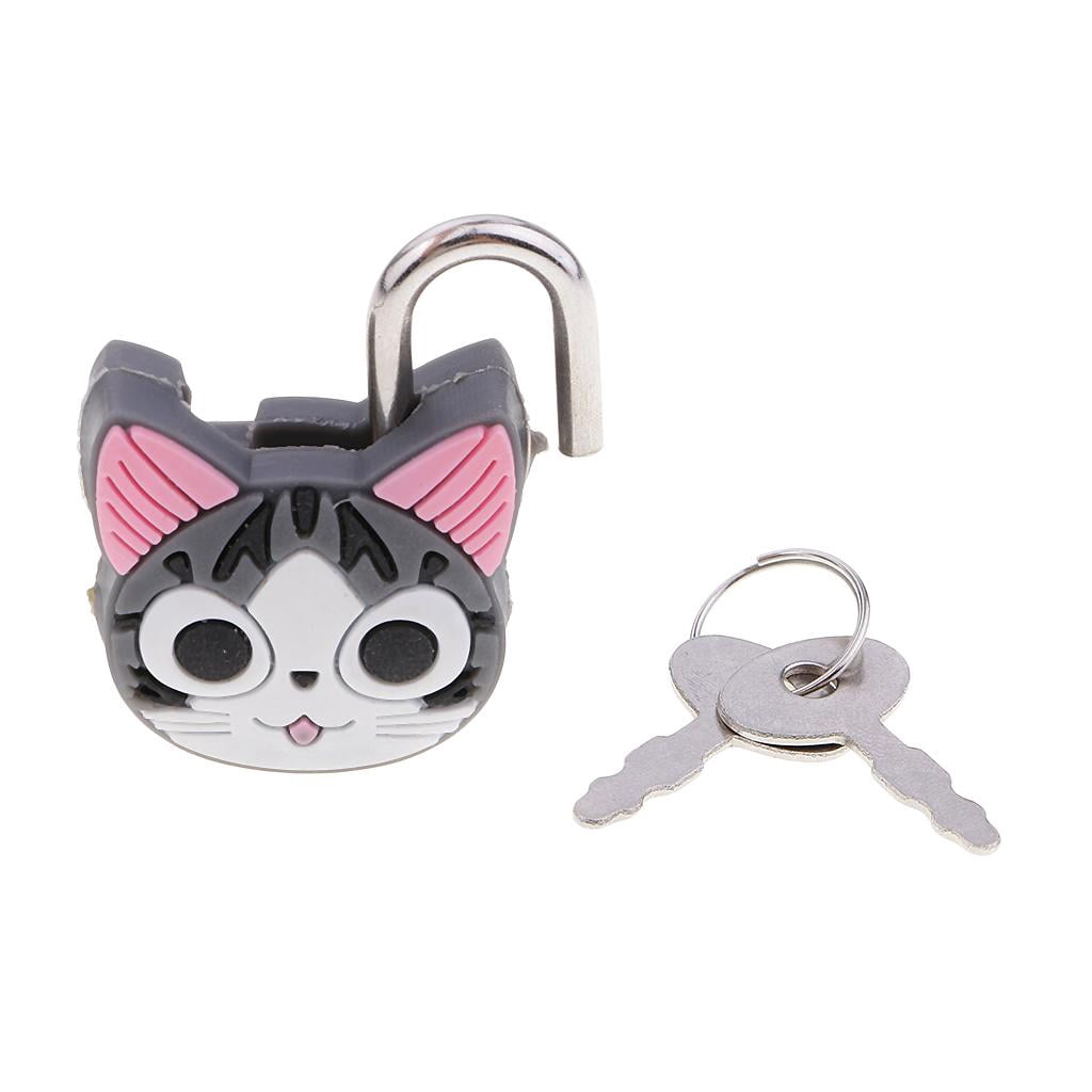 Cute Cartoon Trunk Lock-Anti-theft Padlock Cartoon Metal Lock Small Box ...