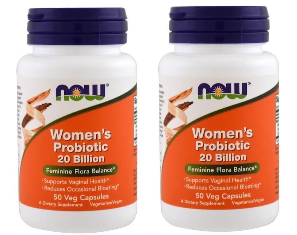 Now Foods - Woman's Probiotic 20 Billion, 50 Veggie Capsules - 2 Packs ...