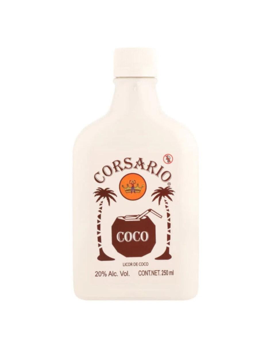 Pack de 6 Licor Corsario Coco 250 ml Corsario Licor Coco | Walmart en línea
