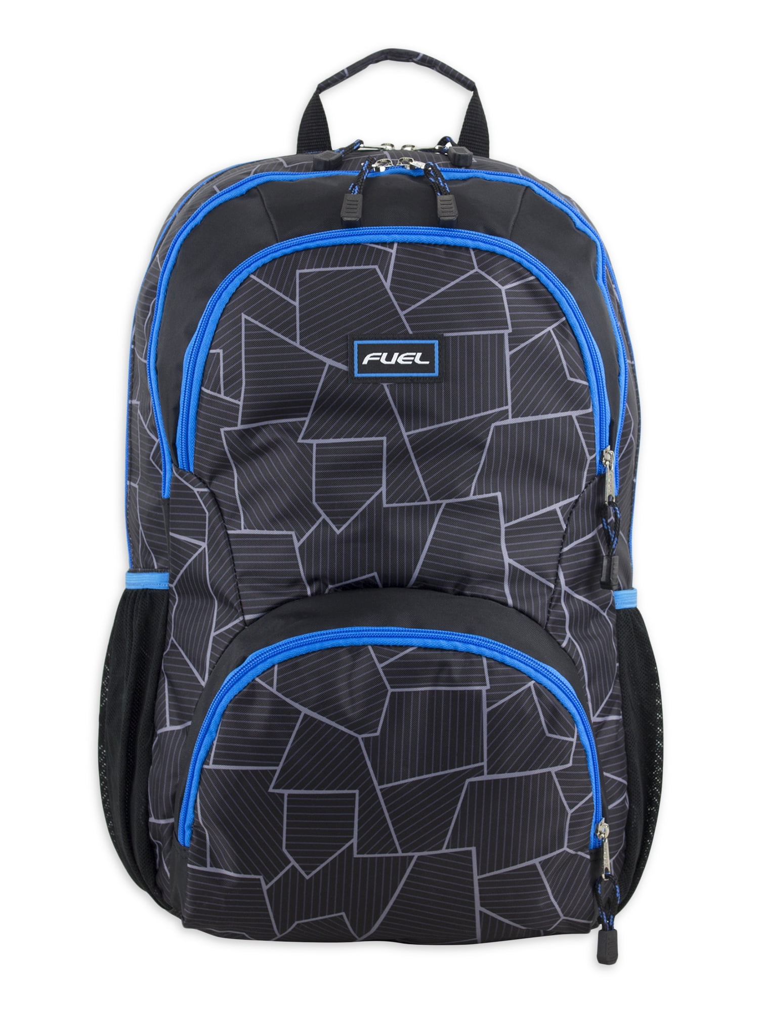 Fuel Unisex Valiant Backpack, Blue Geo Cracks - Walmart.com