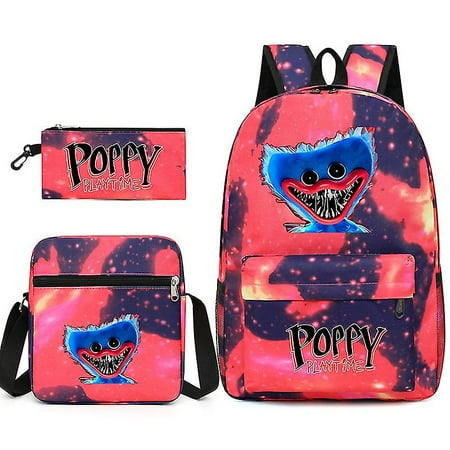 Huggy Wuggy Kids Backpack 3pcs School Bag Poppy Playtime | Walmart Canada