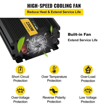 Xantrex 81-2022-12 Inv/Chgr, Free-458 2000W 12V 100A M-Sine - Walmart.com