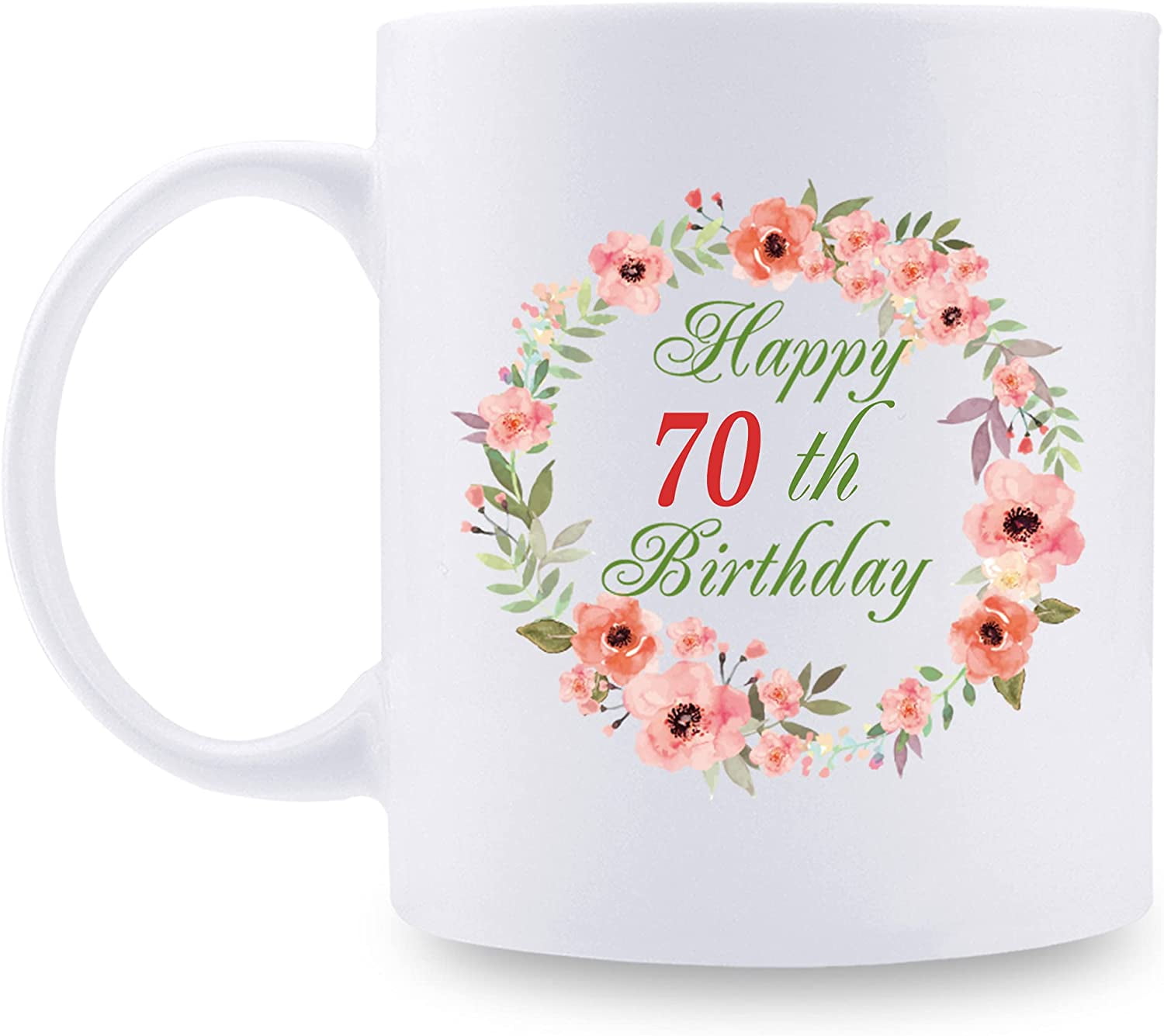 70th Birthday Gifts for Women - Happy 70th Birthday with A Garland ...