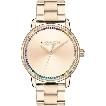 COACH WOMENS WATCH BOYFRIEND ROSE GOLD TONE GLITZ 14503151 - Walmart.com