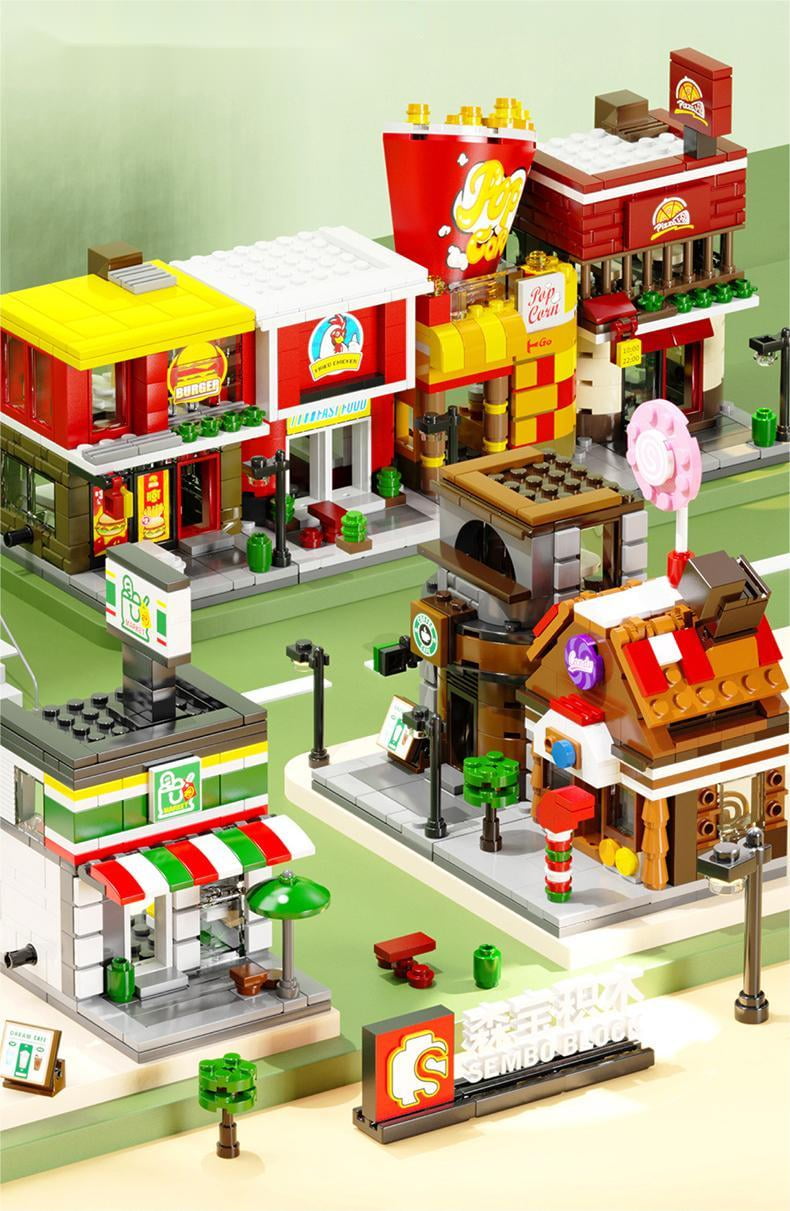 Buy SEMBO Mini City Shop Street View Building Blocks Model Perfume Shop ...