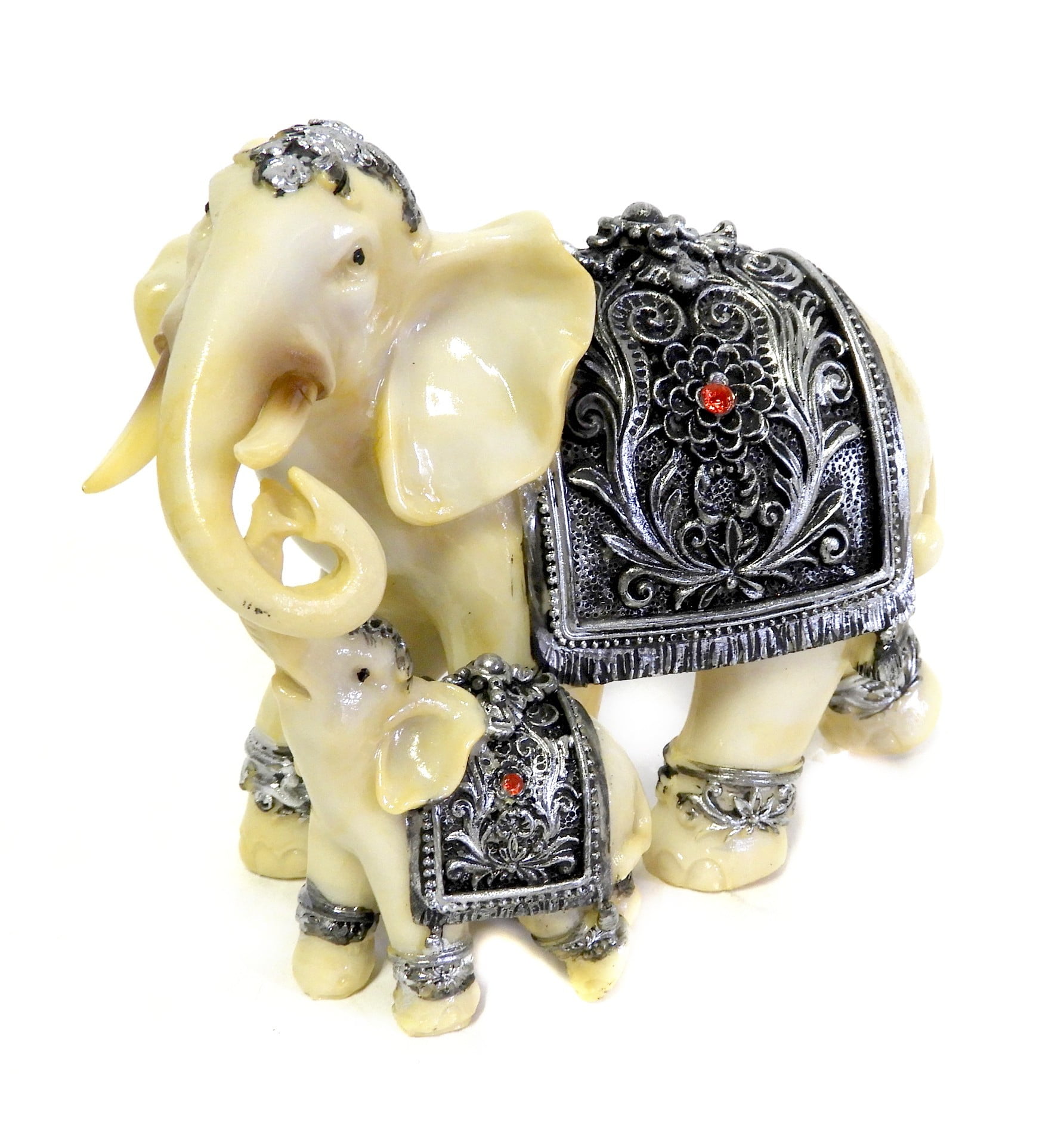 Collectibles Vintage Lucky Elephant Figurine Small Bone China Elephant ...