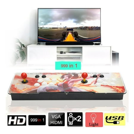 999 Classic Games Home Multiplayer Arcade Game Console Controller Kit ...
