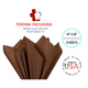 Chocolate Tissue Paper Squares, Bulk 10 Sheets, Presents by Feronia ...