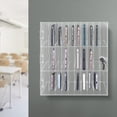40 Slots Acrylic Wall Mount Cell Phone Locker with Key Locks for School ...