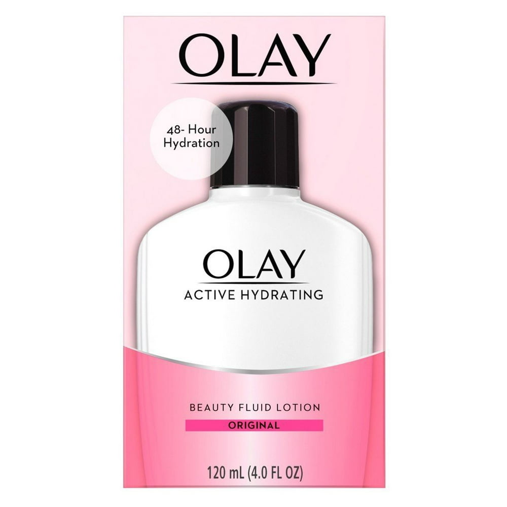 OLAY Active Hydrating Beauty Fluid Original 4 oz (Pack of 3) - Walmart ...