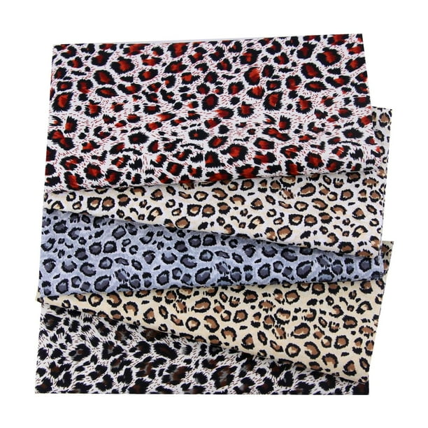 5 Fabric DIY Leopard Pattern Sewing Fabric Bundle Fabrics - Walmart.ca
