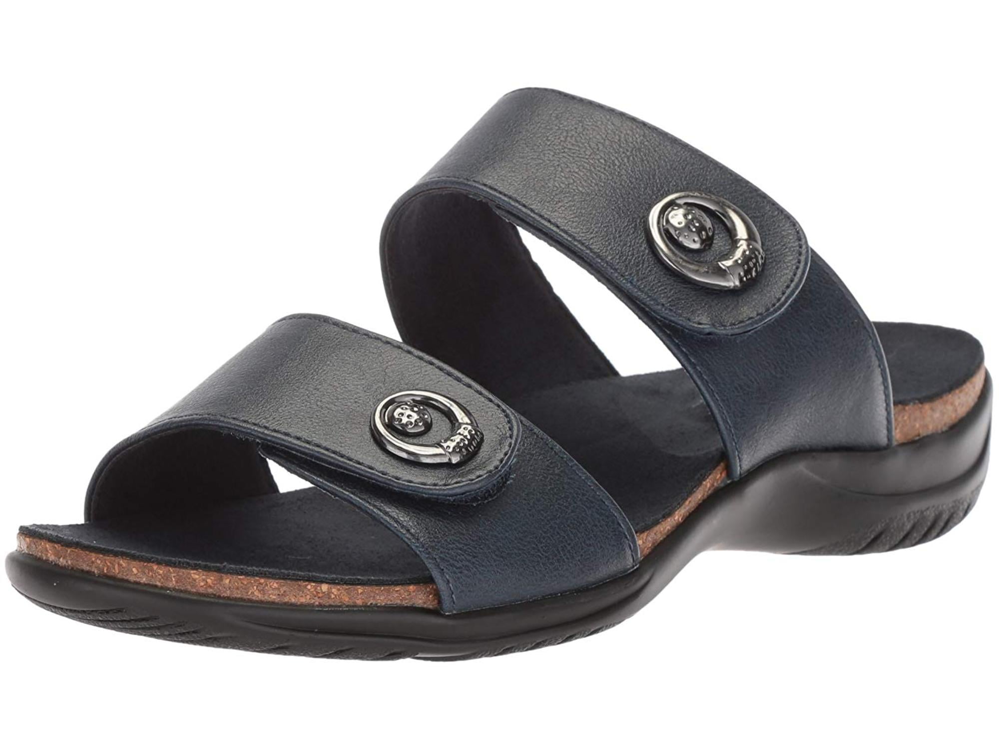 Easy Street Womens Dory Open Toe Casual Slide Sandals - Walmart.com