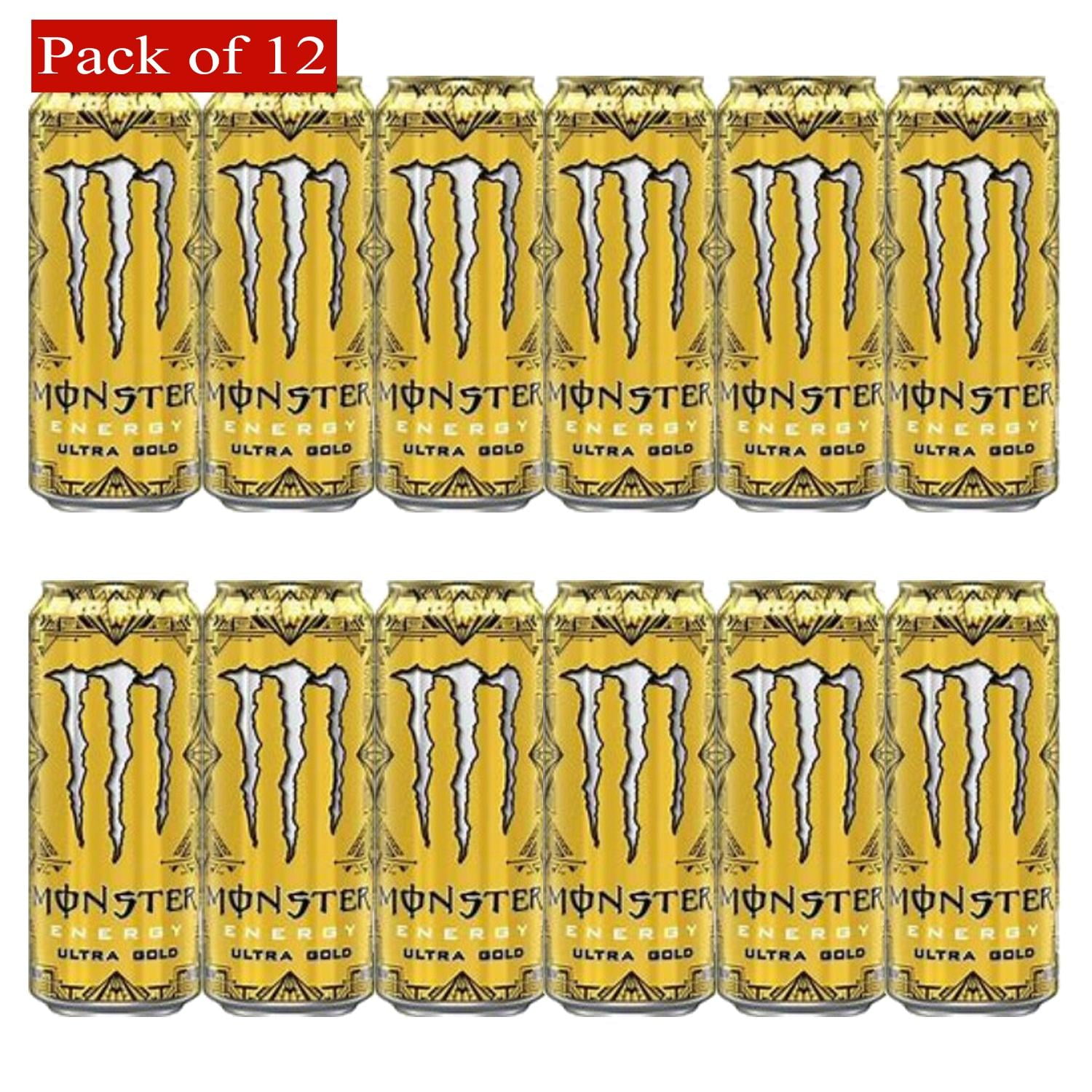 Monster Energy Ultra Gold, 473 ml (paquete de 12) | Walmart en línea