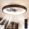 20" Ceiling Fans with Lights Kit (Led) and Remote Control, 3000-6500K ...