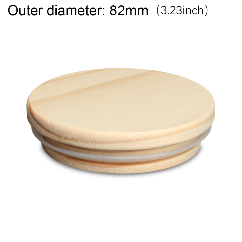 Various Sizes Wooden Bottle Sealing Caps Compatible Wide Mouth Cover ...