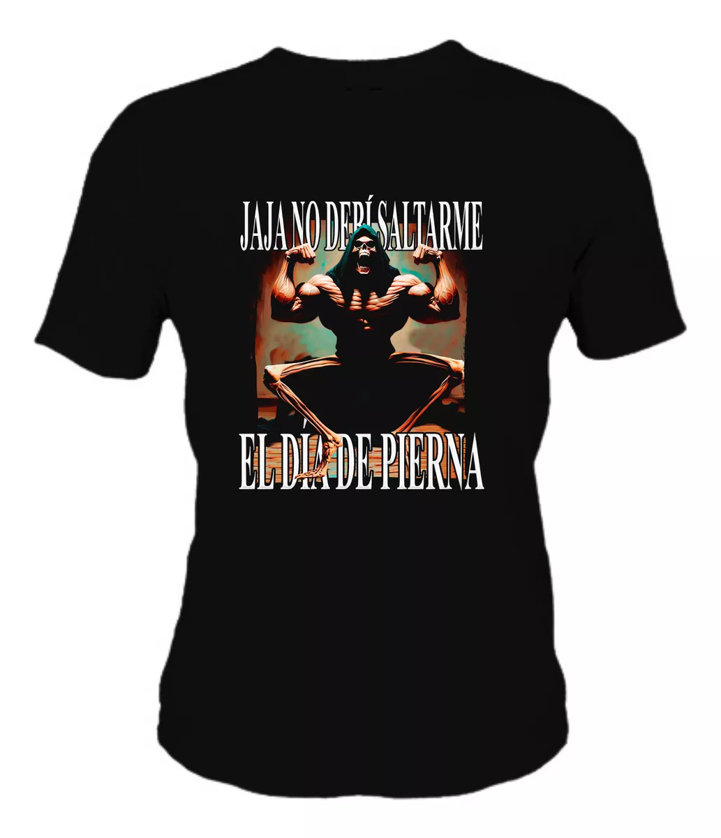 T-shirt Playera Gym Urban Calacas Chidas Memes Olimpica Ms02 | Walmart ...