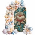 5FT Arch Backdrop Covers, William Morris Plant Floral Wedding Arch ...