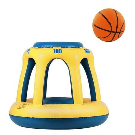 Pool Basketball Hoop Inflatable Water Game Ball Hoop Basketball Hoop ...