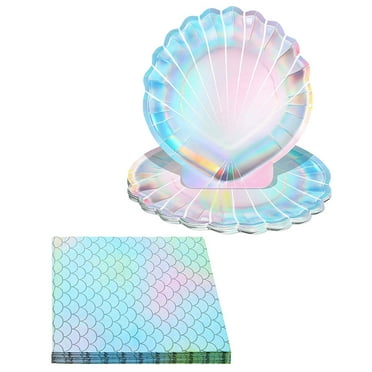144 Piece Beach Theme Party Supplies, Summer Dinnerware Set with Plates ...